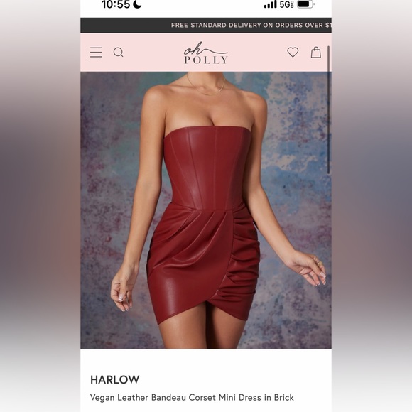 ohpolly | Dresses | Ohpolly Leather Dress | Poshmark